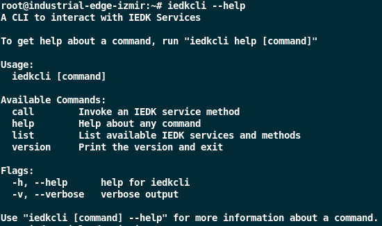 IEDK CLI - Industrial Edge Documentation