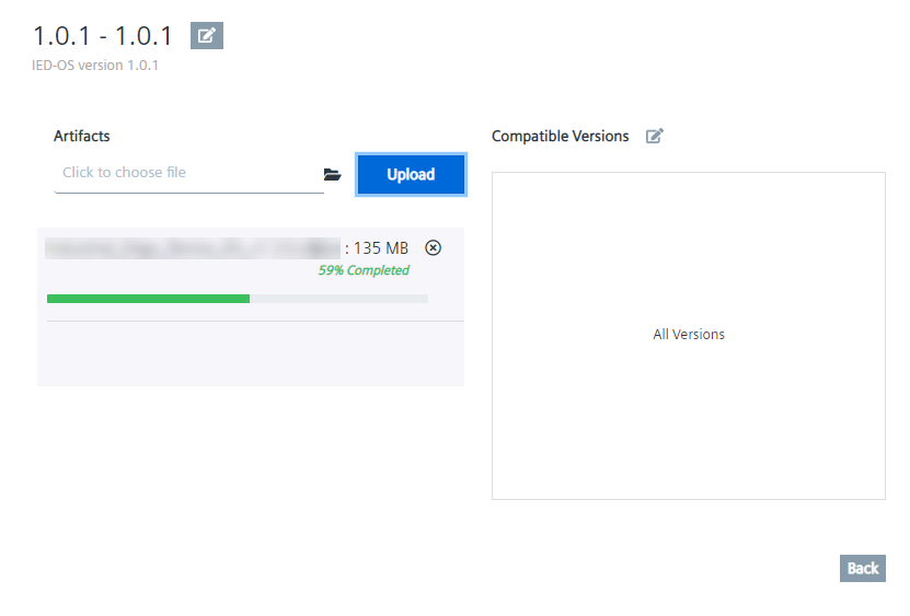 Adding Artifacts & Compatible Versions - Industrial Edge Documentation