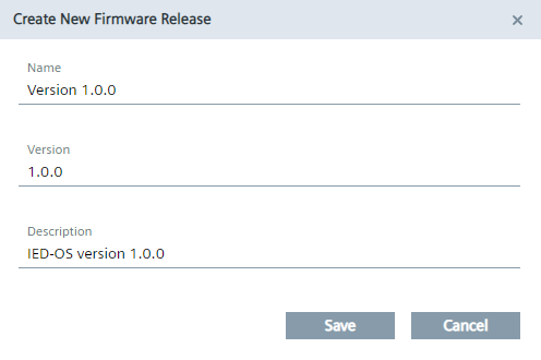Creating Firmware Versions - Industrial Edge Documentation