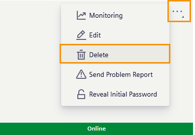 Delete - Industrial Edge Documentation