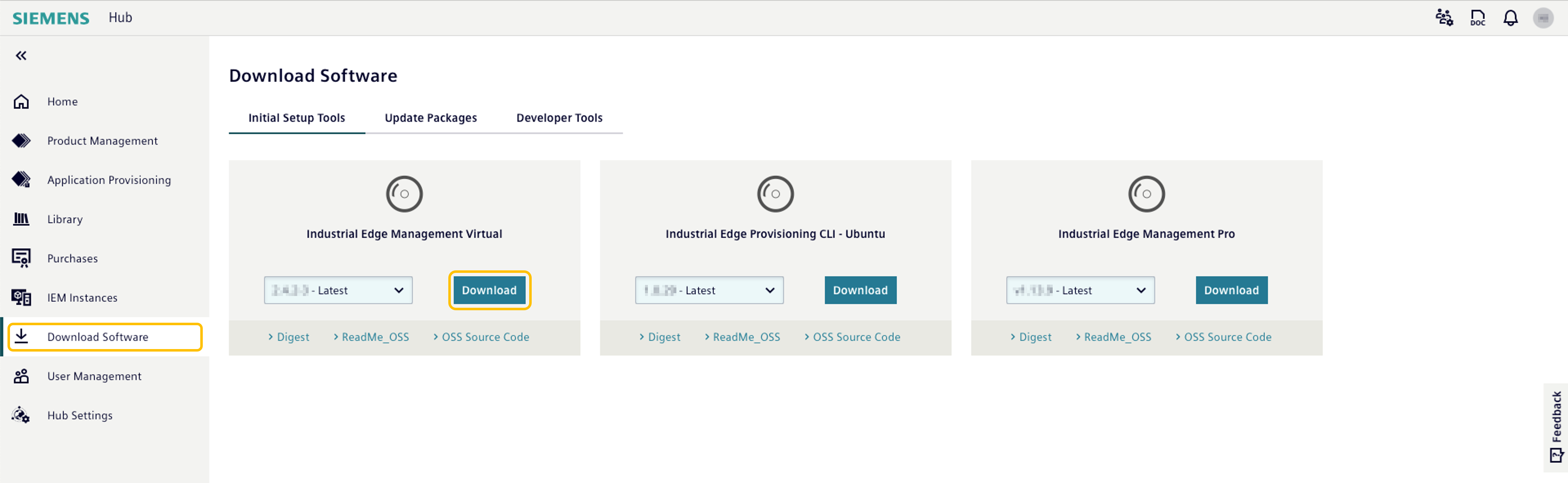 Download the OVA Package - Industrial Edge Documentation