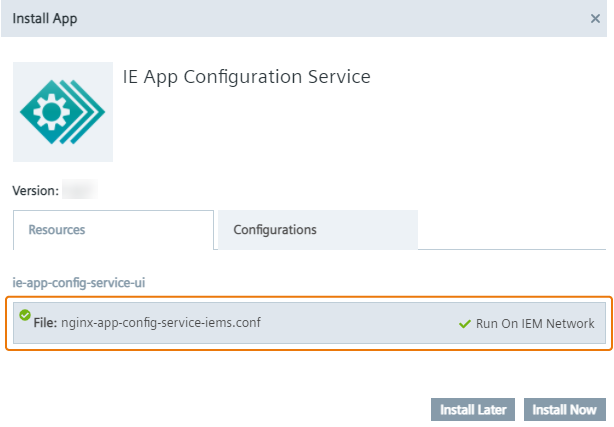 Installing The Ie App Configuration Service Manually Industrial Edge Documentation