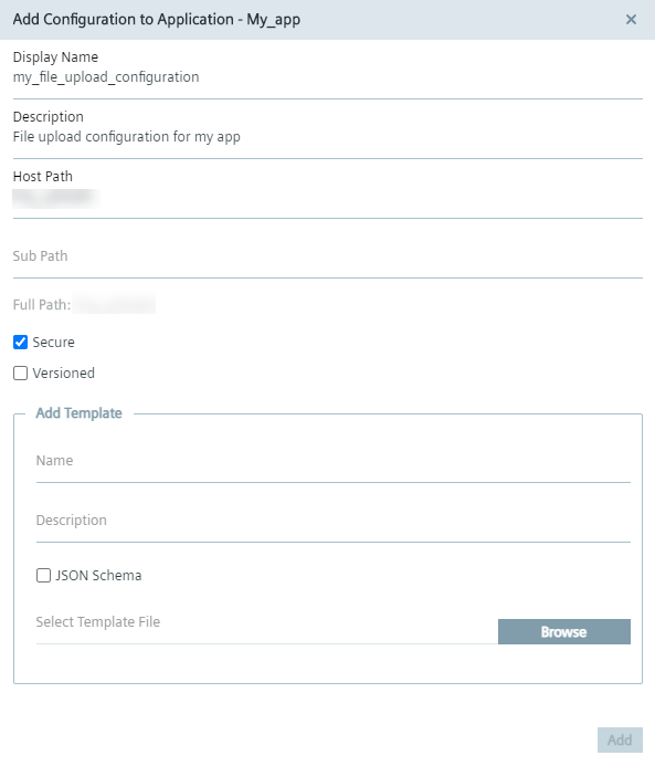 File Upload Configurations Industrial Edge Documentation