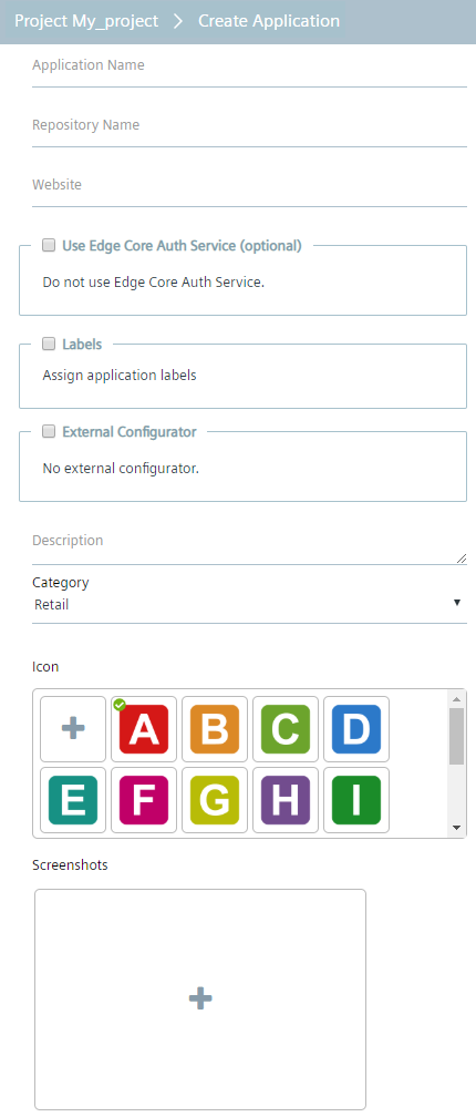 Creating an app - Industrial Edge Documentation