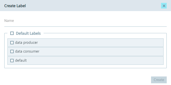 Assigning labels - Industrial Edge Documentation