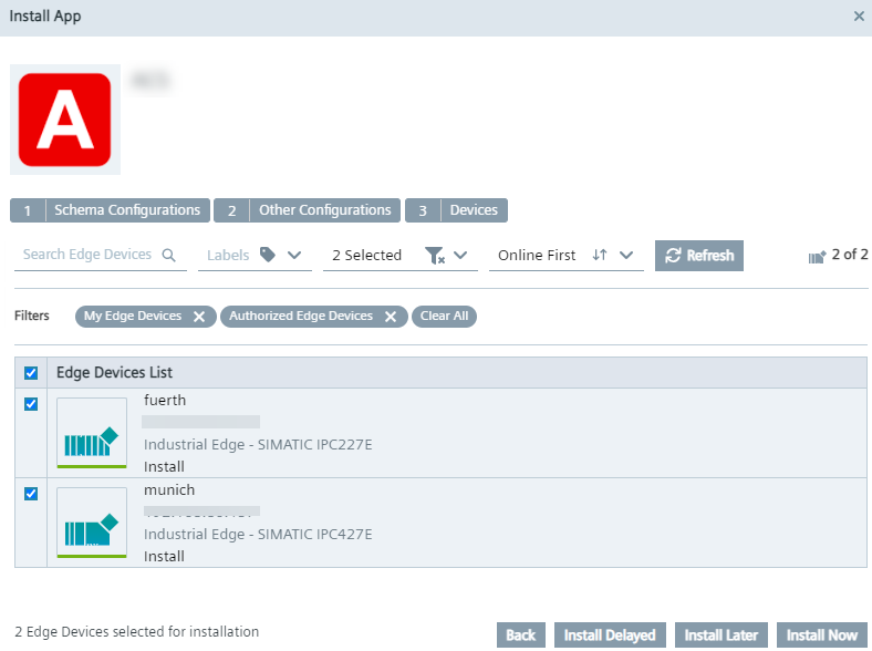 Installing An App Via The Ie Acs Industrial Edge Documentation