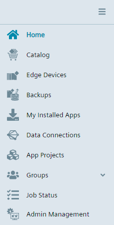 Navigation - Industrial Edge Documentation