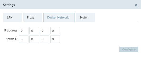 Configuring The Docker Network Industrial Edge Documentation
