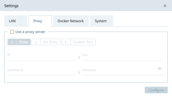 Setting up a proxy server - Industrial Edge Documentation