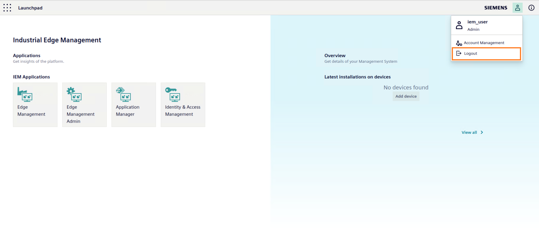 Overview Of Iam Industrial Edge Documentation