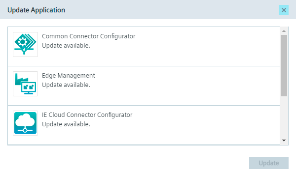 Information on updates - Industrial Edge Documentation