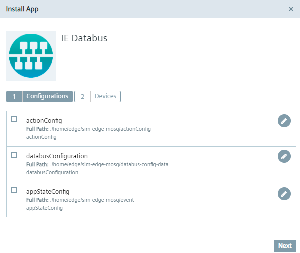 Updating Device Applications Industrial Edge Documentation