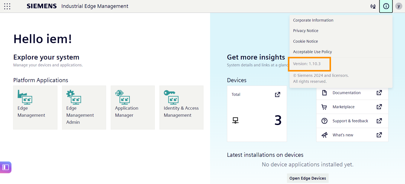 What's new in Industrial Edge 10/24? - Industrial Edge Documentation